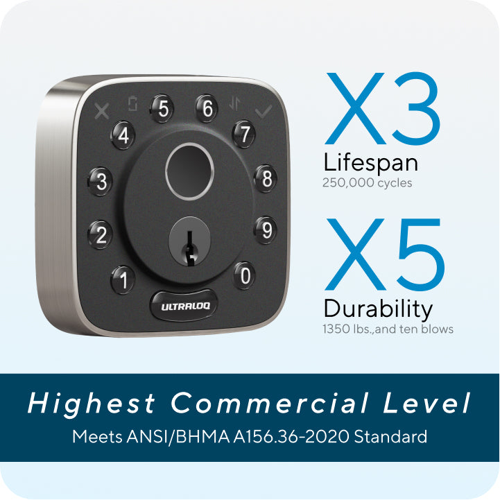 ULTRALOQ Bolt Fingerprint – U-tec