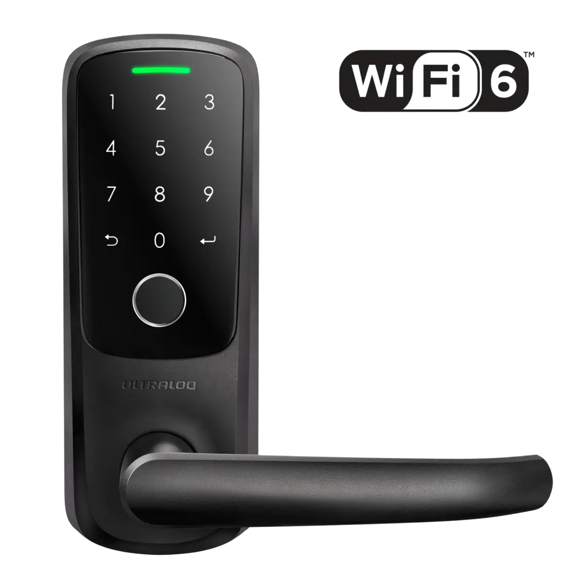ULTRALOQ Latch 5 Fingerprint Touchscreen Smart Lock with Wi-Fi 6 – U-tec